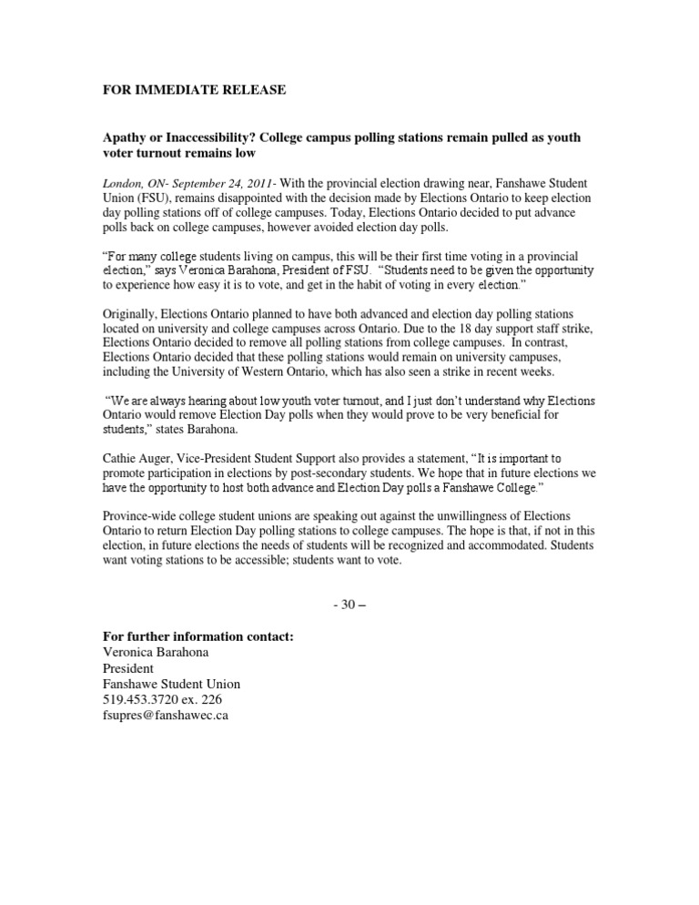 For Immediate Release: London, ON-September 24, 2011 - With The ...