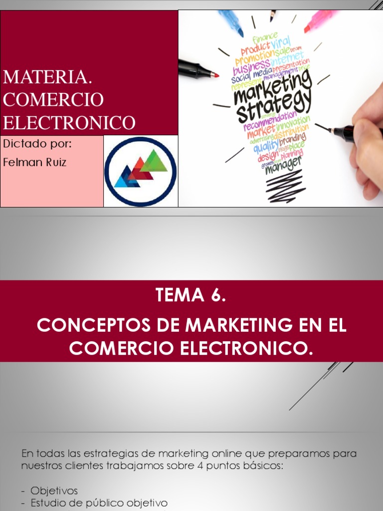 Tema 6. Marketing en El Comercio Electronico 2ºparte | PDF