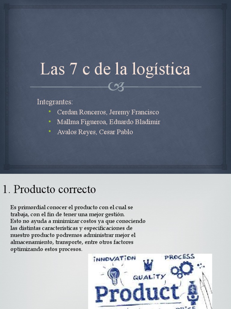 Las 7 C de La Logística | PDF
