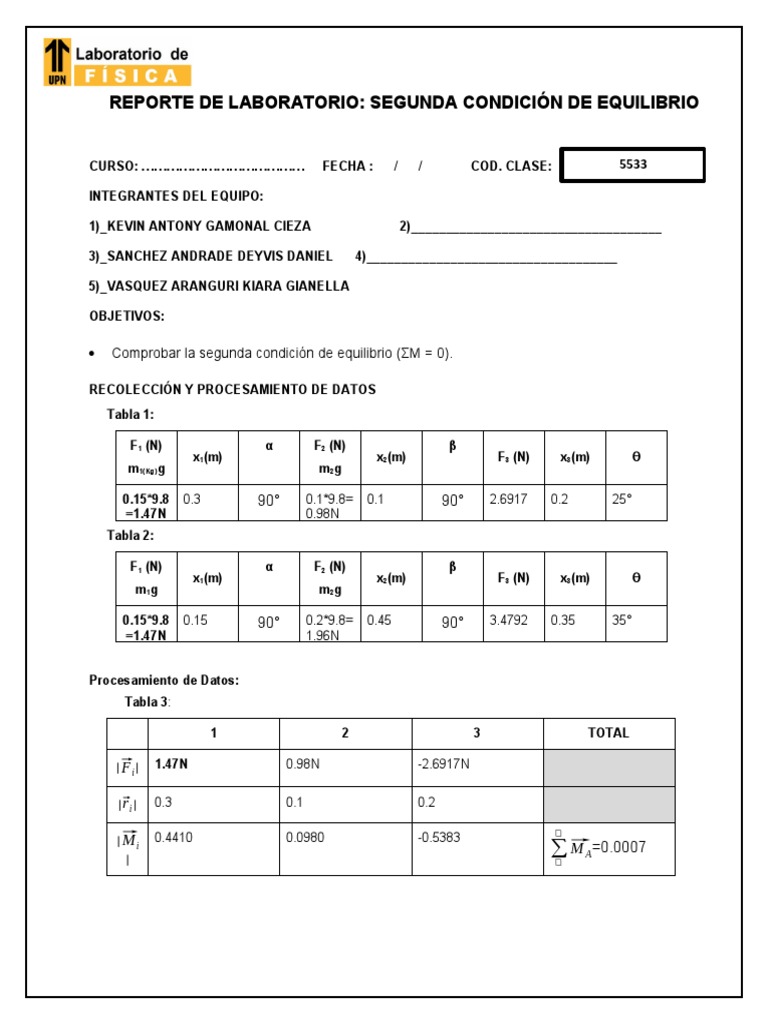 Reporte Lab Fisiarq s06 5533 K | PDF