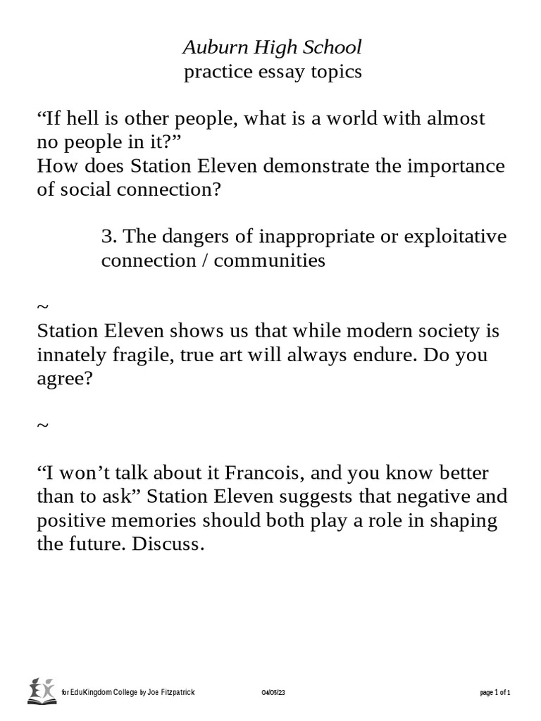 Practice Prompts | PDF