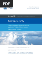 ICAO Aviation Security Risk Context | PDF | Risk | Vulnerability ...