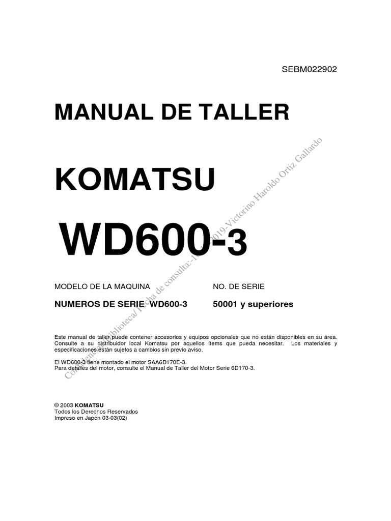 WD600 3 | PDF