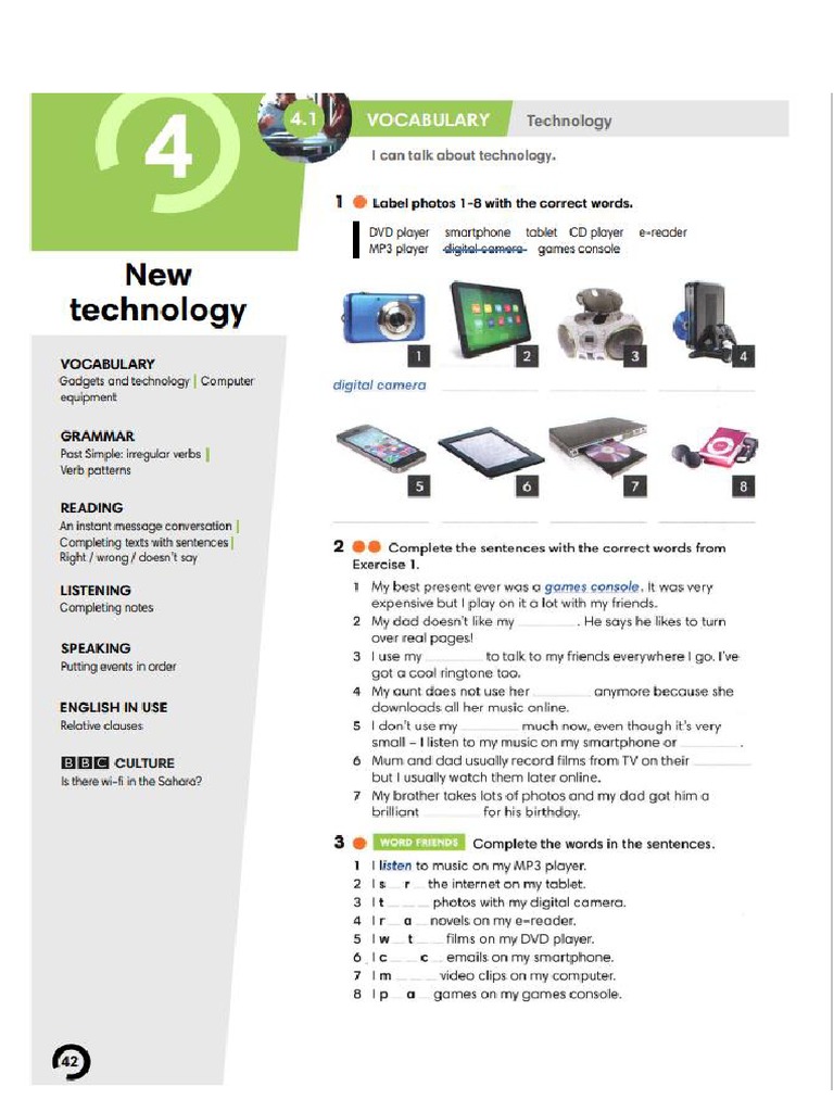 Workbook Unit 4 9 | PDF