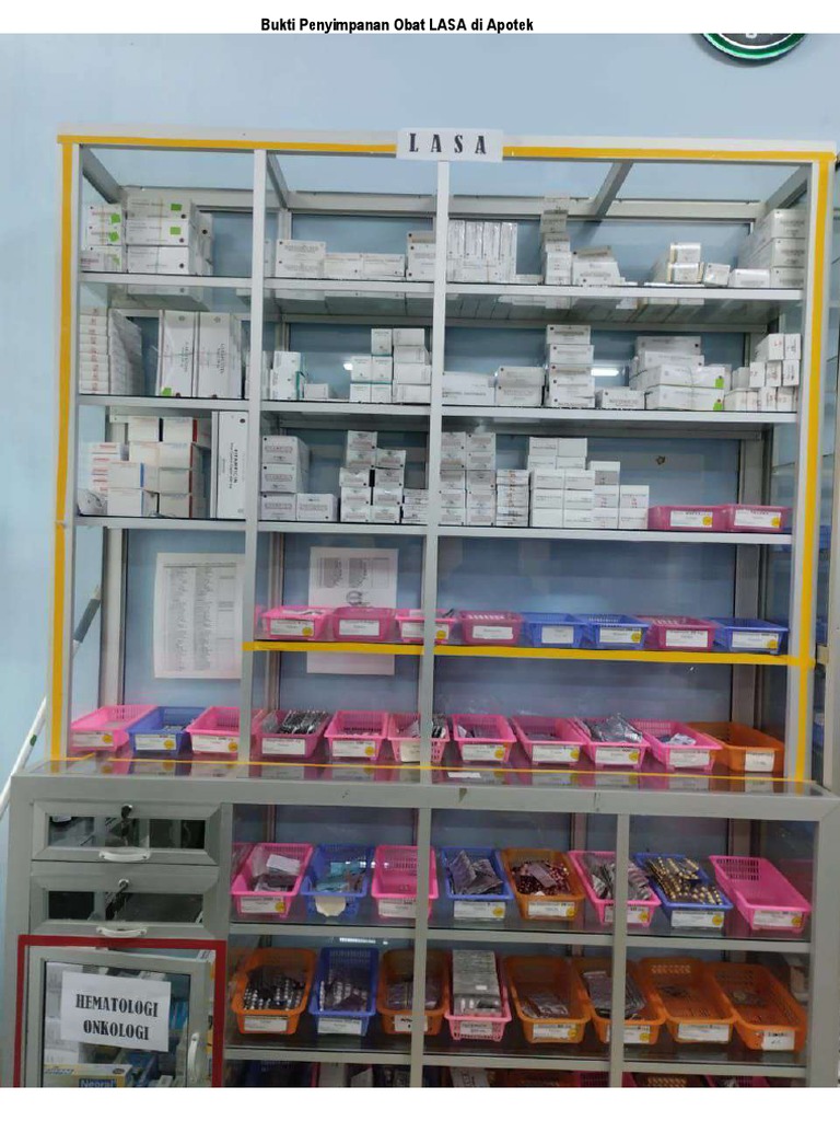 Bukti Penyimpanan Obat LASA Di Apotek | PDF