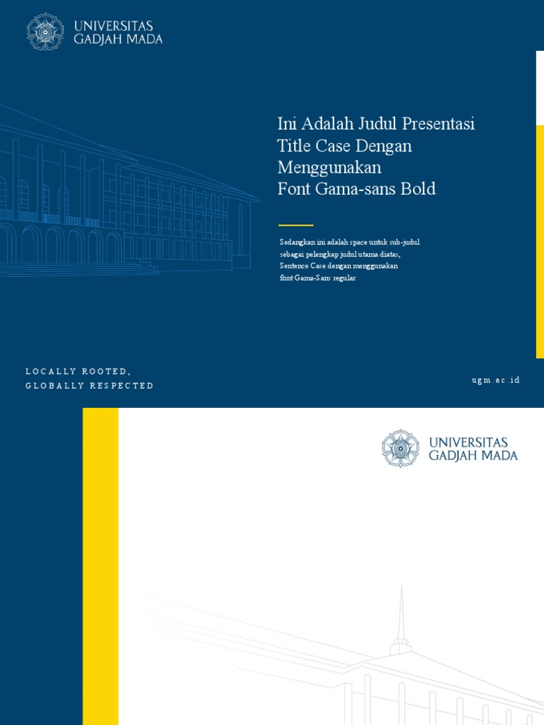 (NEW) Template Presentasi UGM 4 | PDF