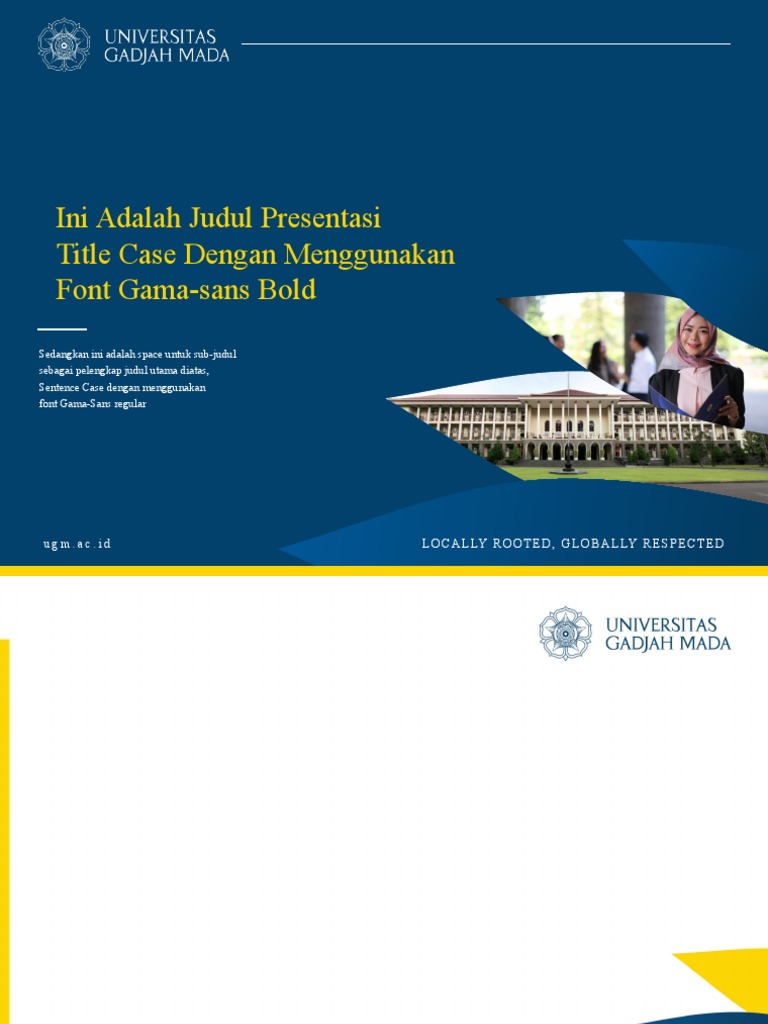 (NEW) Template Presentasi UGM 2 | PDF