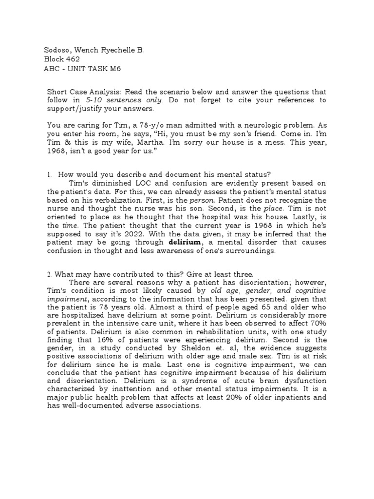 Sodoso - Unit Task - M6 | PDF