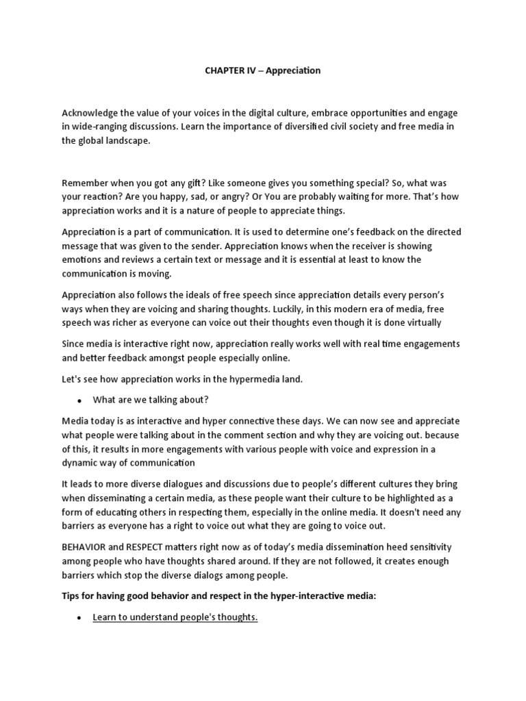 Chapter IV of Thesis Output | PDF