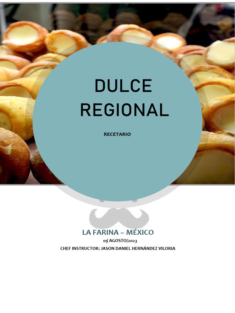 Recetario Dulces Regionales Agosto | PDF | Merengue | Huevo como alimento