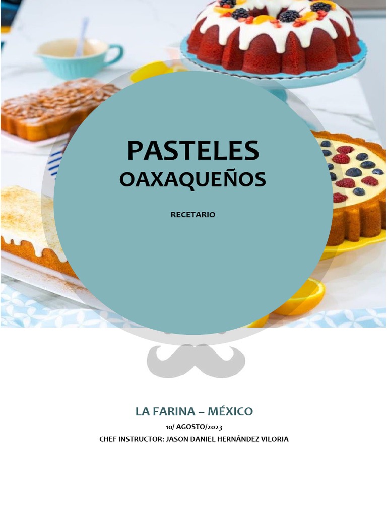 Recetario Pasteles Oaxaqueños Jason | PDF