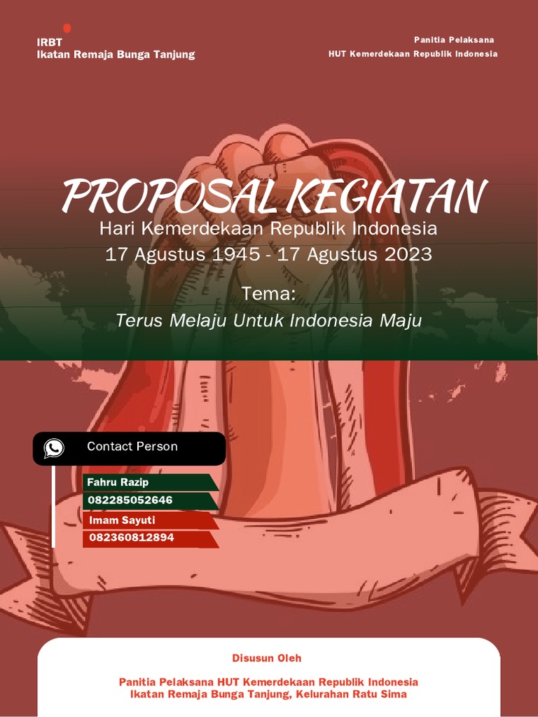 Proposal HUT Kemerdekaan 2023 Bunga Tanjung | PDF