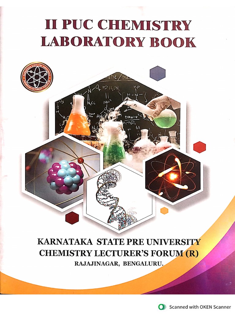 II Puc Chemistry Laboratory Book | PDF