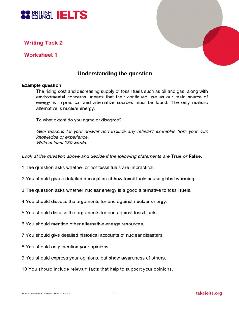 IELTS Argumentative Essay Guide | PDF