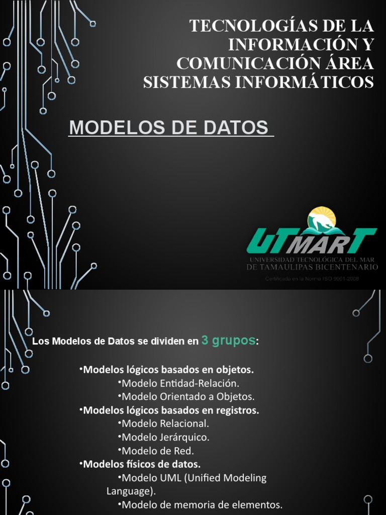 Modelos de Datos | PDF | Base de datos relacional | Modelo relacional