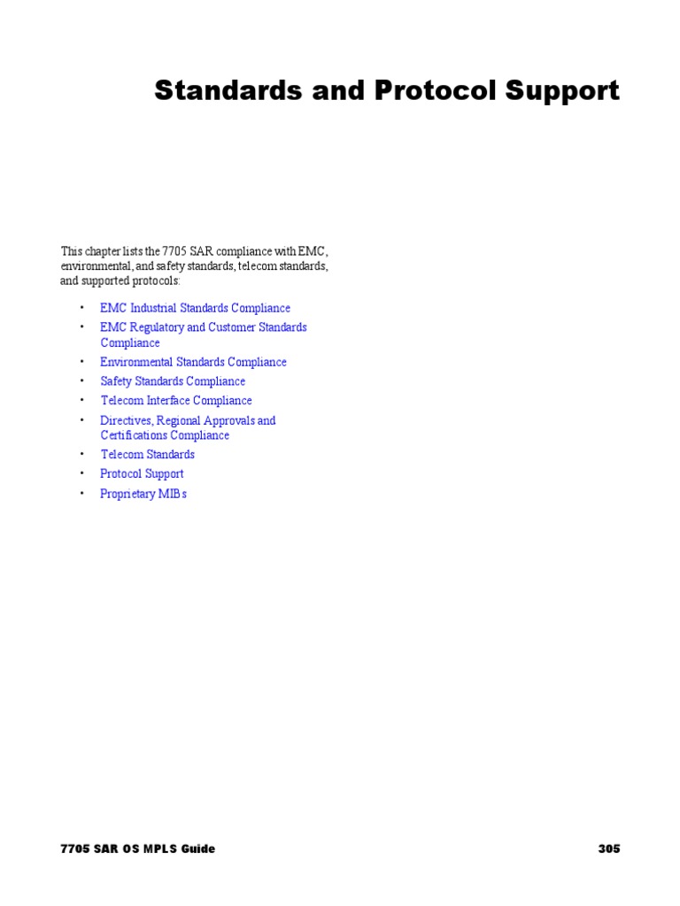 5-Standards and Protocol Support | PDF