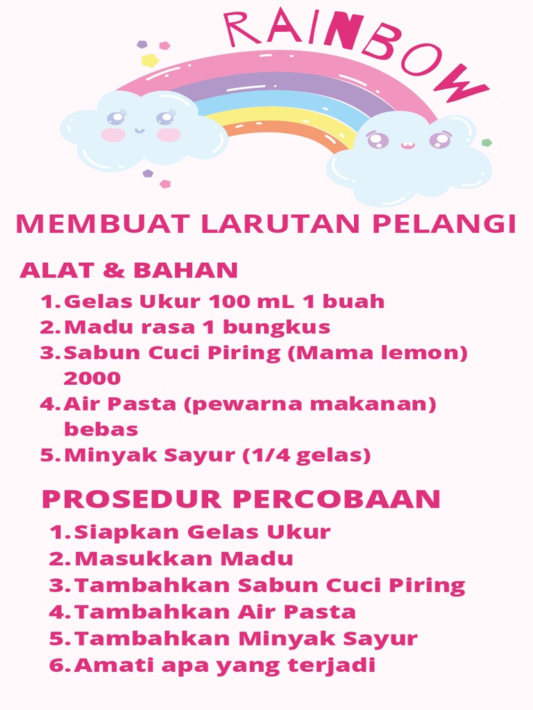 LKPD Rainbow | PDF