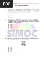 SASMO Sample Questions by Grade | PDF | Mathematics | Statistics