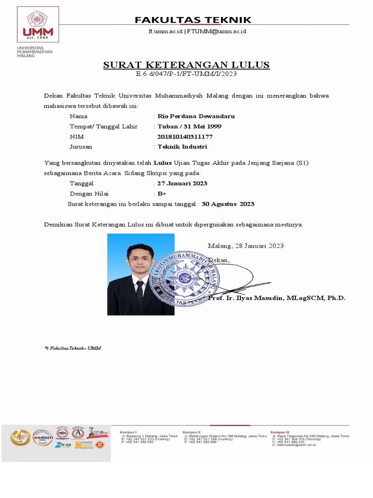 Ijazah (SKL) | PDF