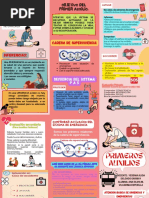 Triptico Primeros Auxilios | PDF | Primeros auxilios | Reanimación cardiopulmonar