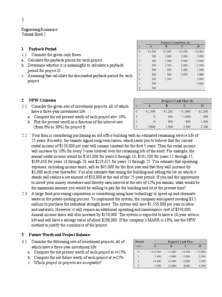Economics Tutorial-Sheet-2 | PDF