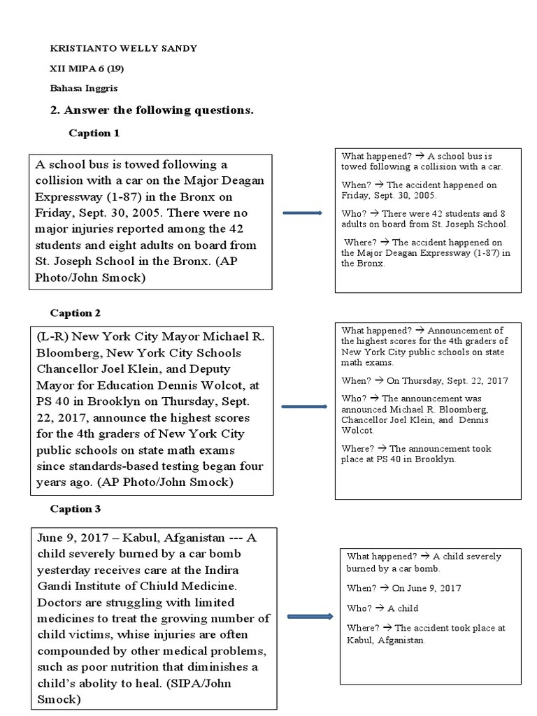Excercise 2 - Kristianto Welly Sandy (19) - XII MIPA 6 | PDF | Social ...