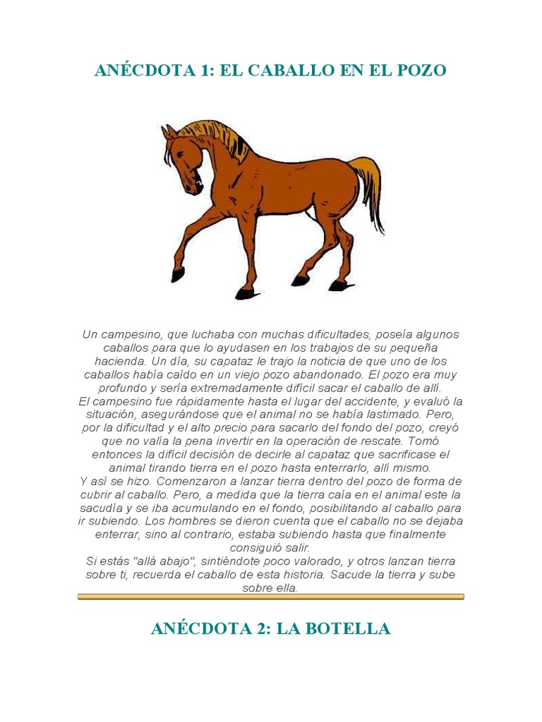 ANÉCDOTA 1 | PDF | Agua