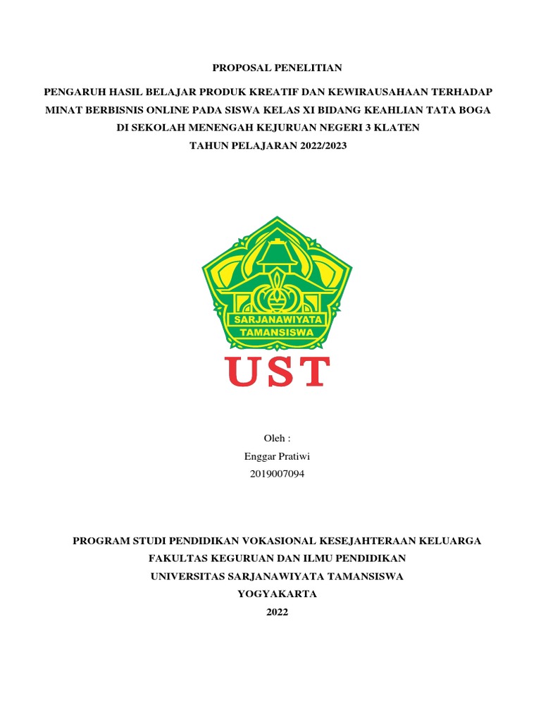 Oleh: Enggar Pratiwi 2019007094 | PDF | Karier & Perkembangan