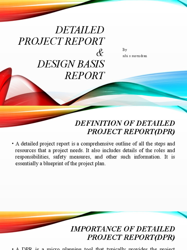 Understanding DPR and DBR Reports | PDF | Risk | Project Management
