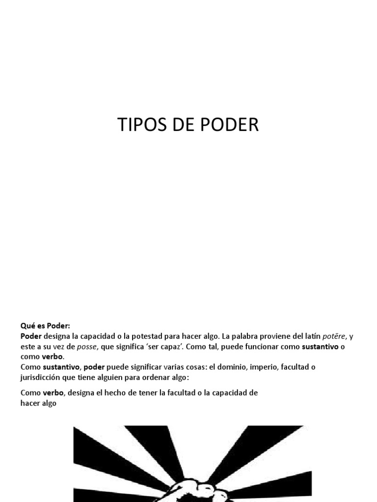 Tipos de Poder | PDF | Comportamiento | Sicología