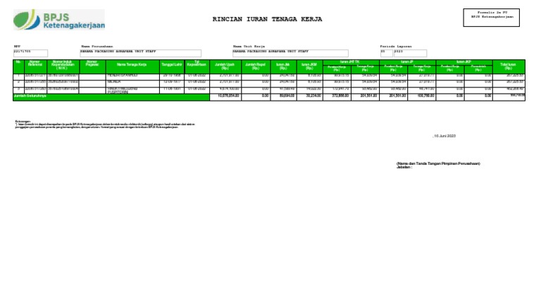 BPJS TK 052023 F2a - 4program | PDF