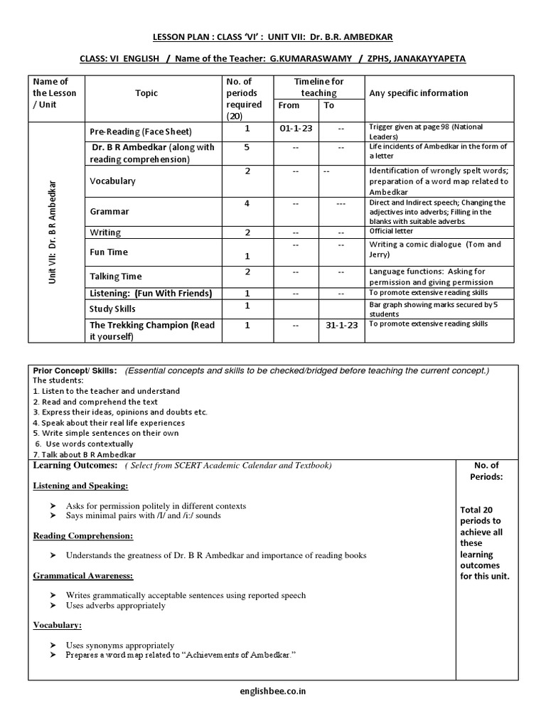 6 Class Unit 7 LP | PDF | Reading Comprehension | Adverb
