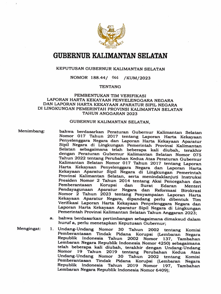 SK Tim Lhkpn-Lhkasn 2023 | PDF