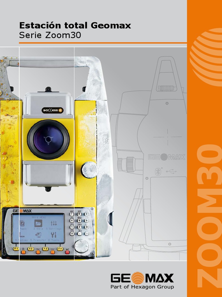 Ficha Tecnica Estacion Total GEOMAX ZOOM30 | PDF