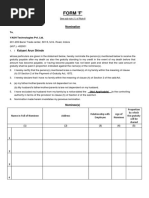 How To Fill Gratuity Form F | PDF | Gratuity | Government