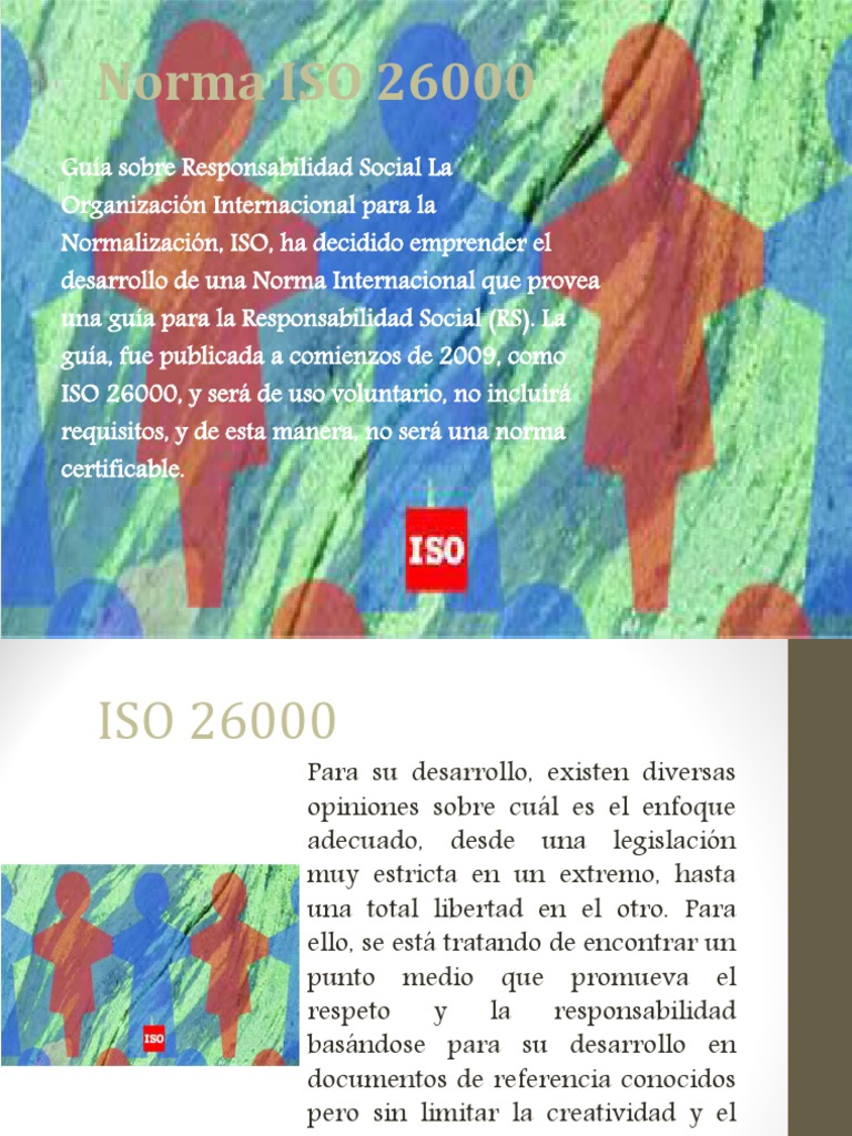 Iso 26000 | PDF | Responsabilidad social corporativa | Organización internacional para la ...