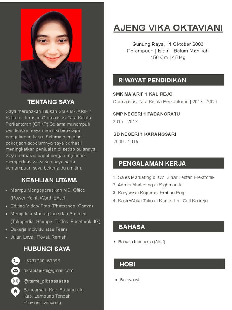 CV. Ajeng Vika Oktaviani | PDF