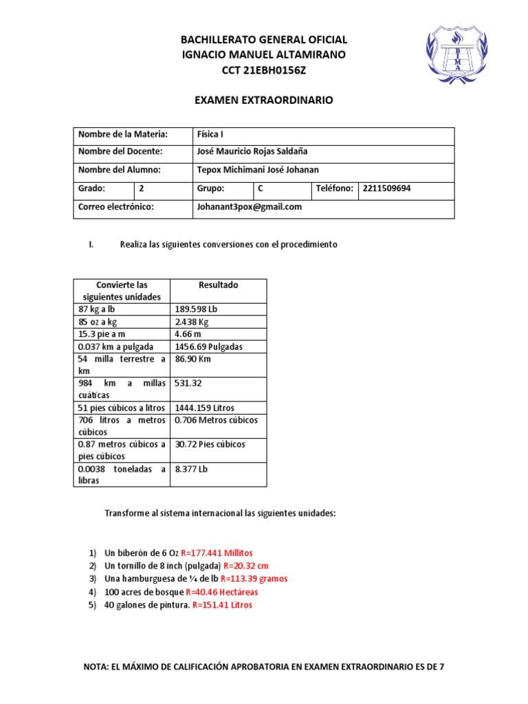 Ee De Físicai Pdf Science Notación