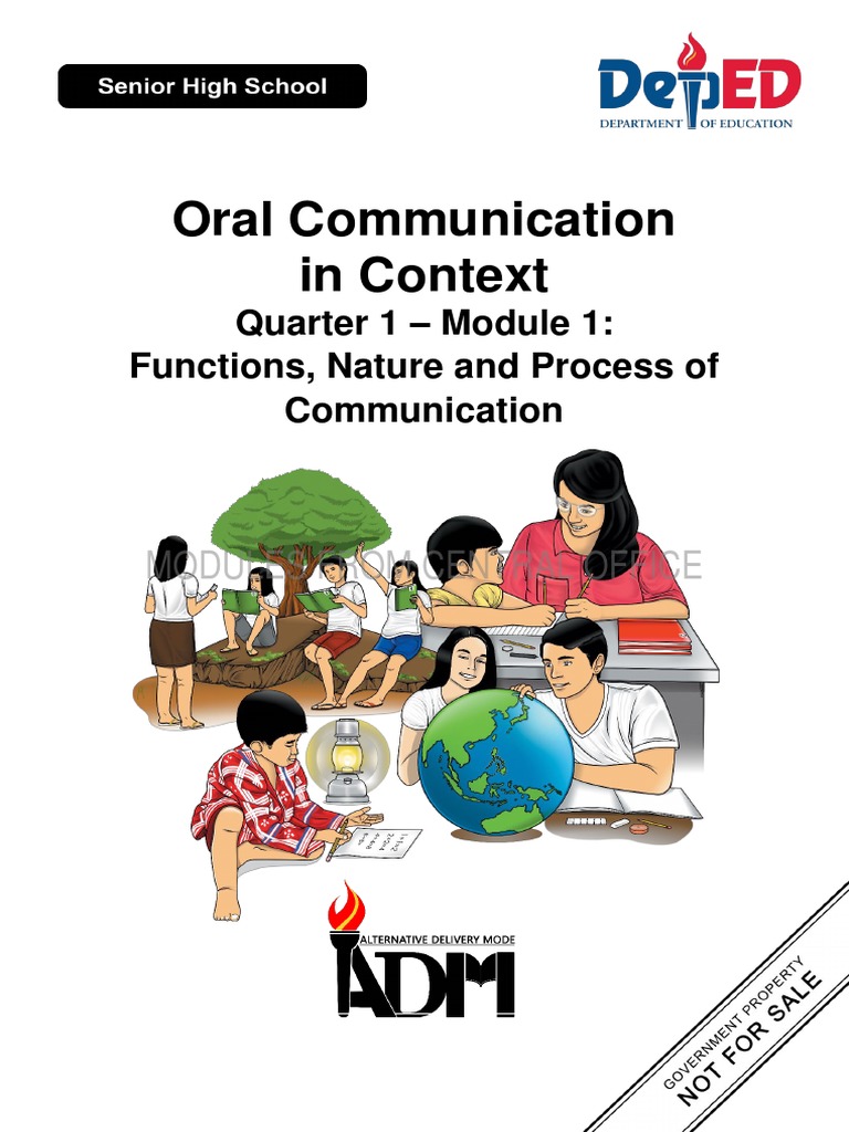 Oral-Communication11 q1 Module 1 08082020 | PDF