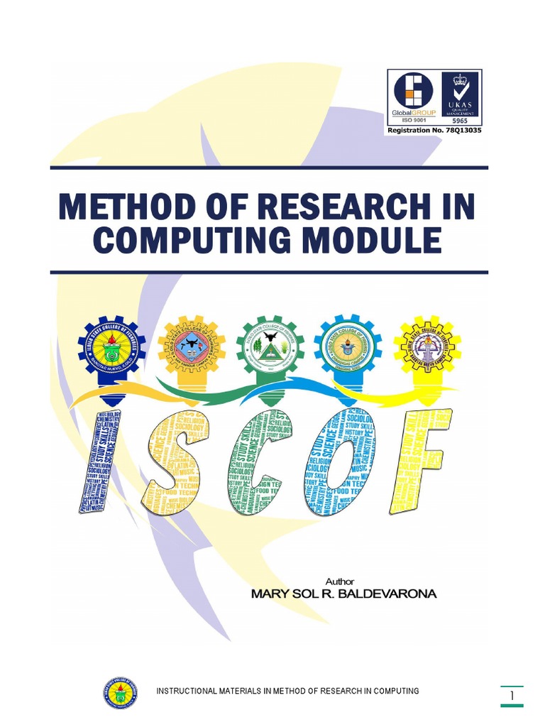 Method of Research in Computing-Baldevarona | PDF | Innovation ...