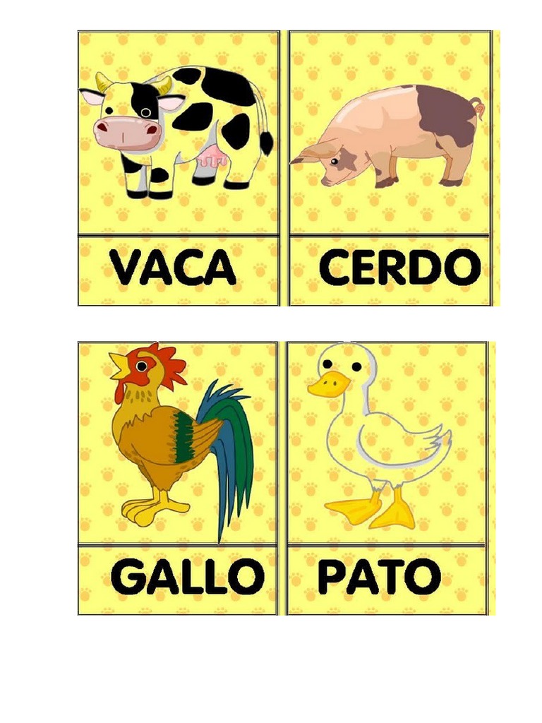ANIMALES DE GRANJA | PDF