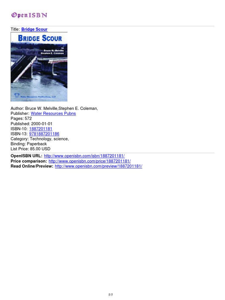 Understanding Bridge Scour in Engineering | PDF | Social Science