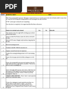 Courtyard - Am FD Checklist | PDF