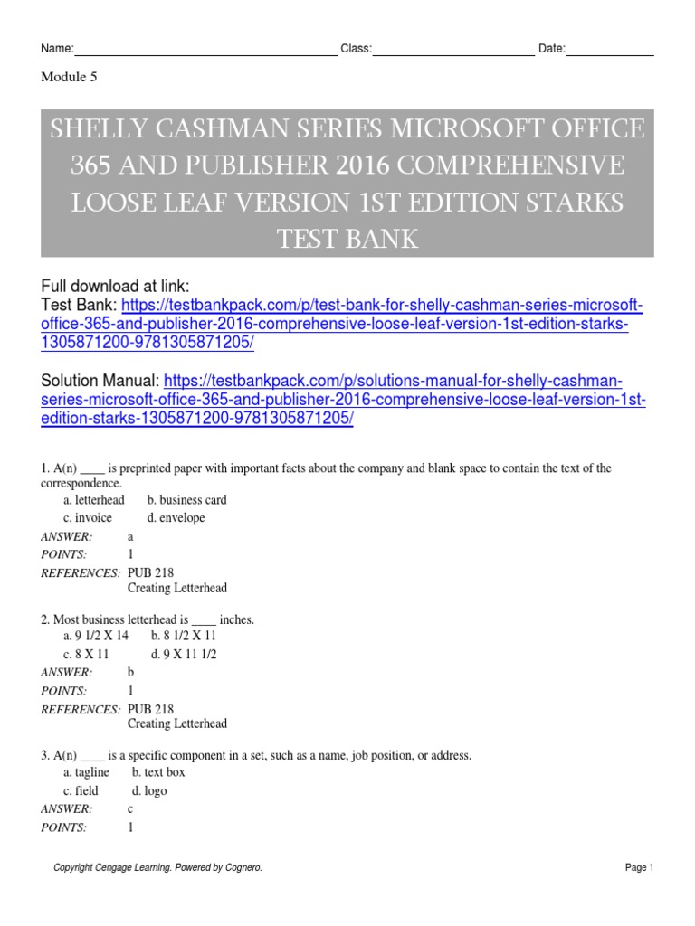 Shelly Cashman Series Microsoft Office 365 and Publisher 2016 ...