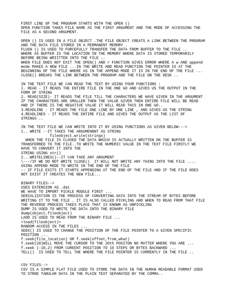 Chapter 4 Pdf Comma Separated Values Computer File