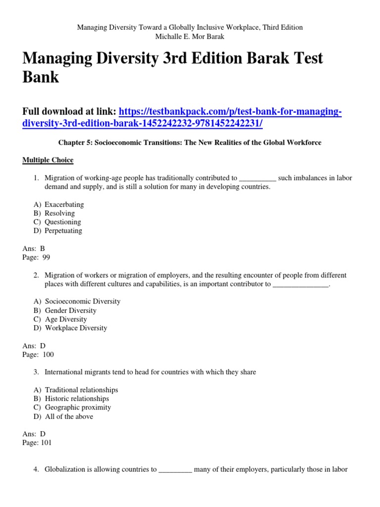 Global Workforce Diversity Insights | PDF | Finance & Money Management ...