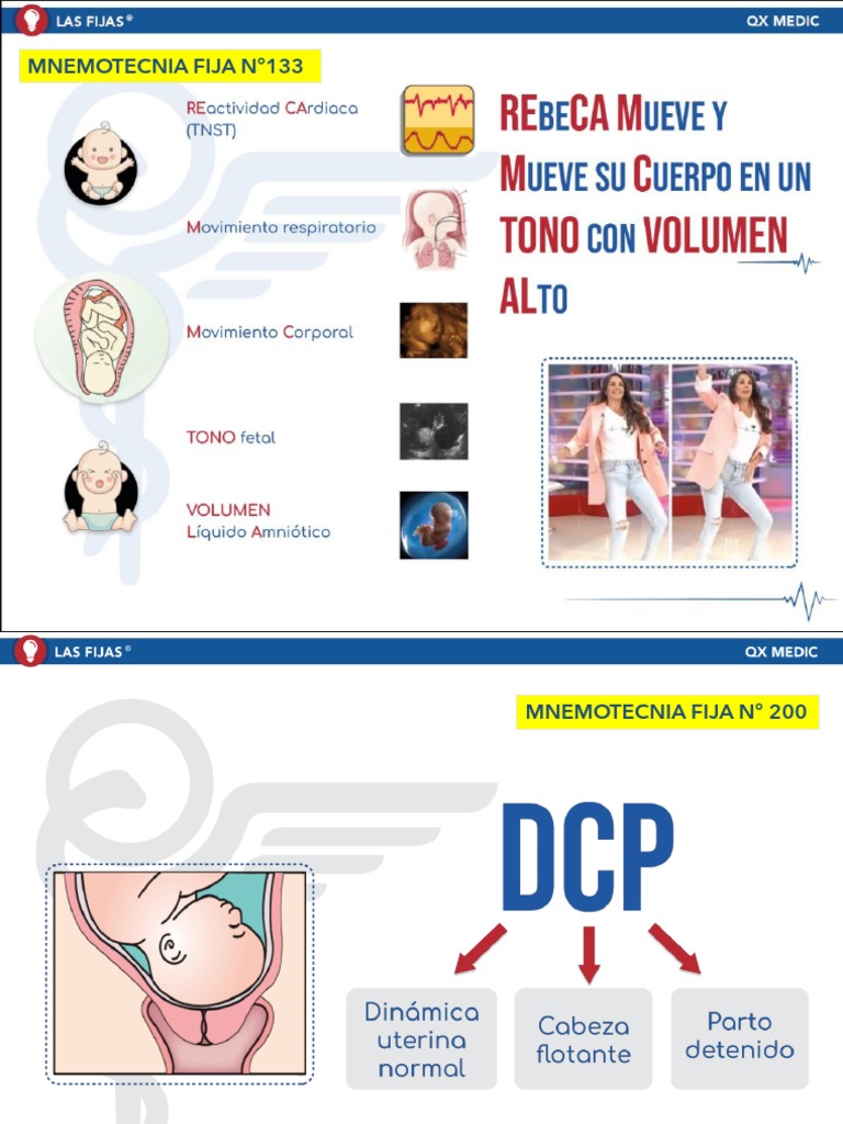 Mnemotecnias - Obstetricia - Las Fijas rm22 | PDF