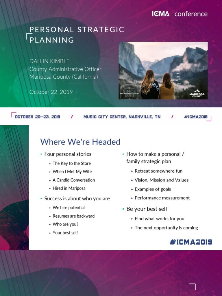 Personal Strategic Planning Guide | PDF | Strategic Planning ...