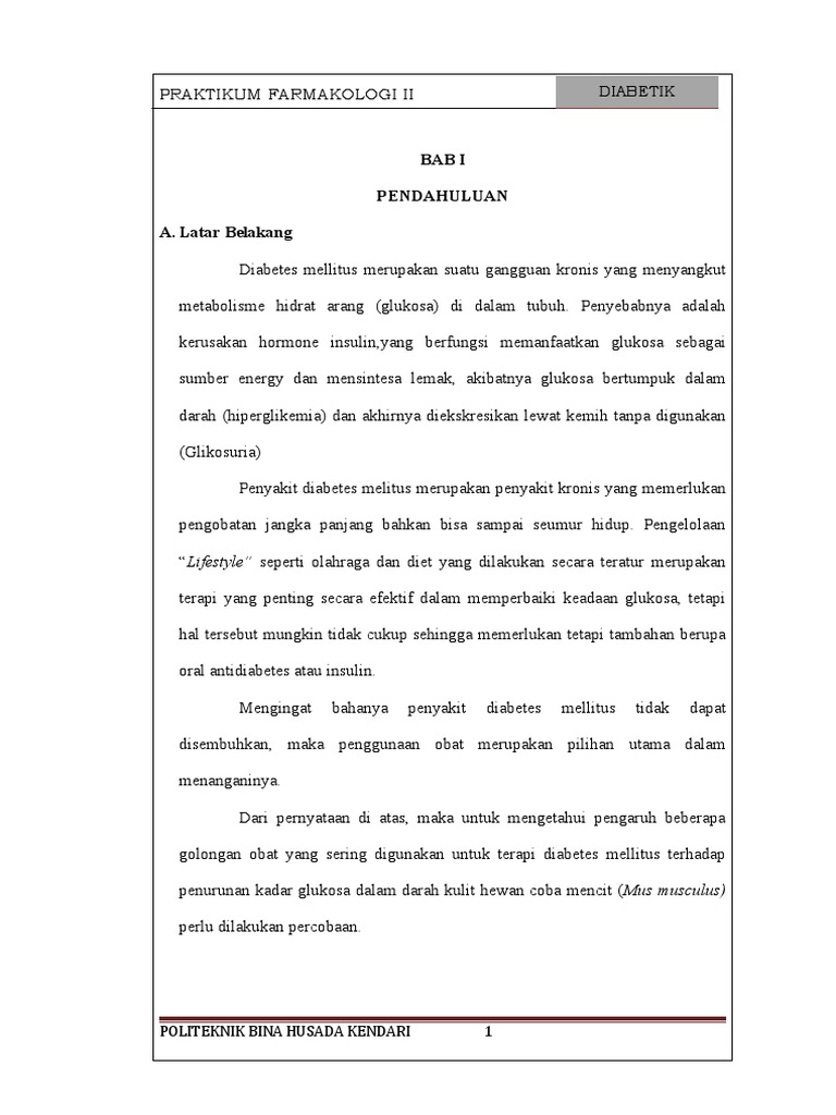 Efek Glicasid dan Virus Cockasie pada Diabetes | PDF | Kesehatan ...