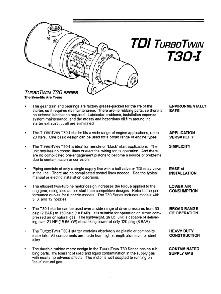 11.tdi.t30 I.spec Sheet | PDF